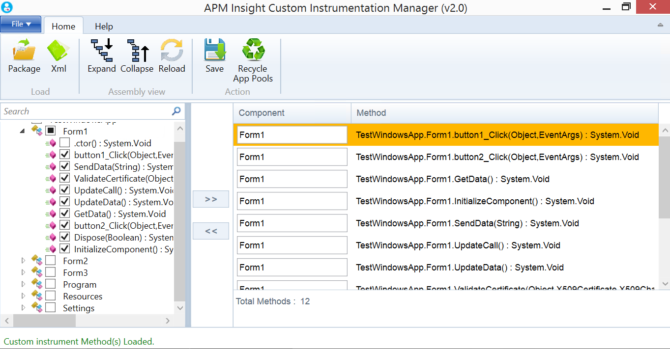 Windows Desktop Application Monitoring | APM Insight .NET Agent - Applications Manager User Guide
