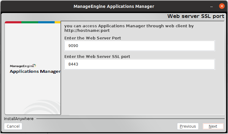 Install the Enterprise Edition of Applications Manager- Applications Manager User Guide