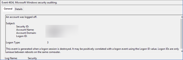 Event ID 4634 surge issue - ManageEngine Applications Manager Knowlege Base