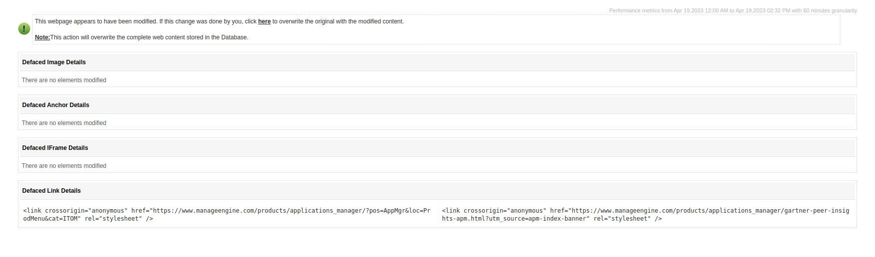 Website Monitor Software - ManageEngine Applications Manager