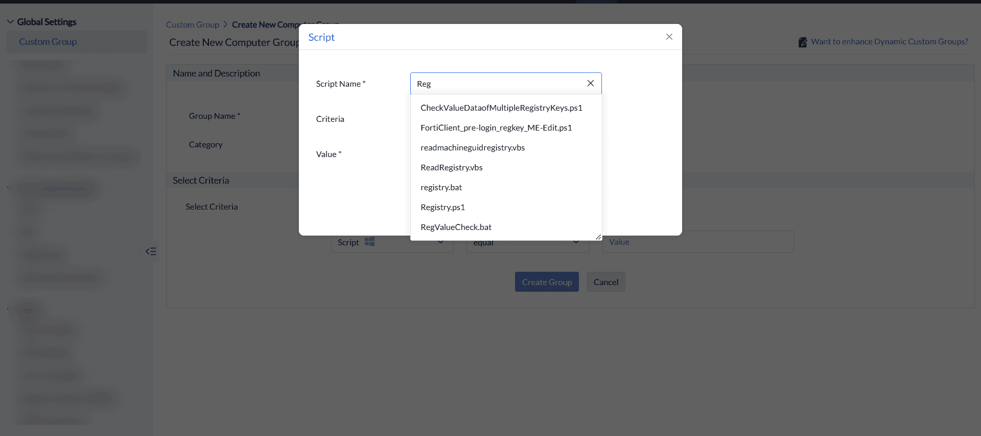 Dynamic Custom Groups | ManageEngine Endpoint Central