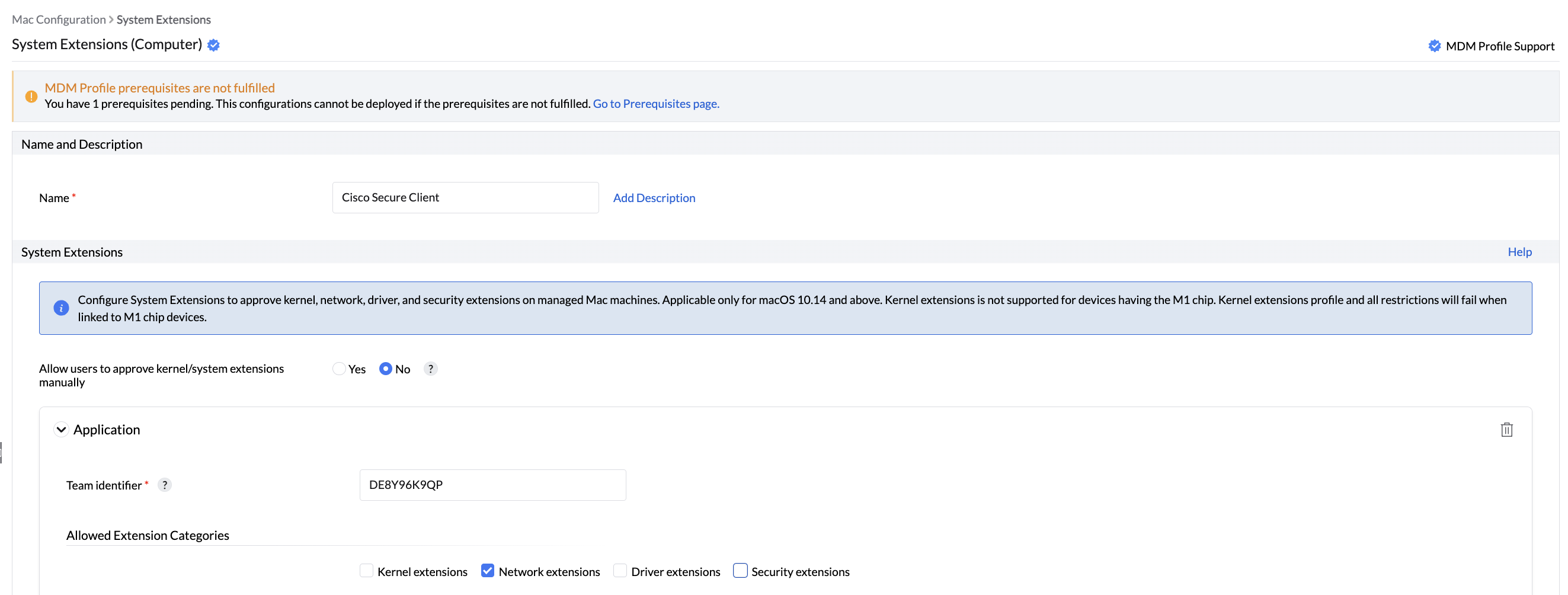 Deploy Cisco Secure Client for Mac endpoints | ManageEngine Endpoint Central