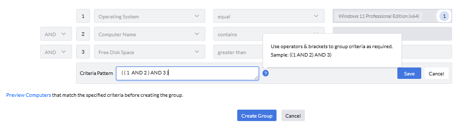 Dynamic Custom Groups | ManageEngine Endpoint Central