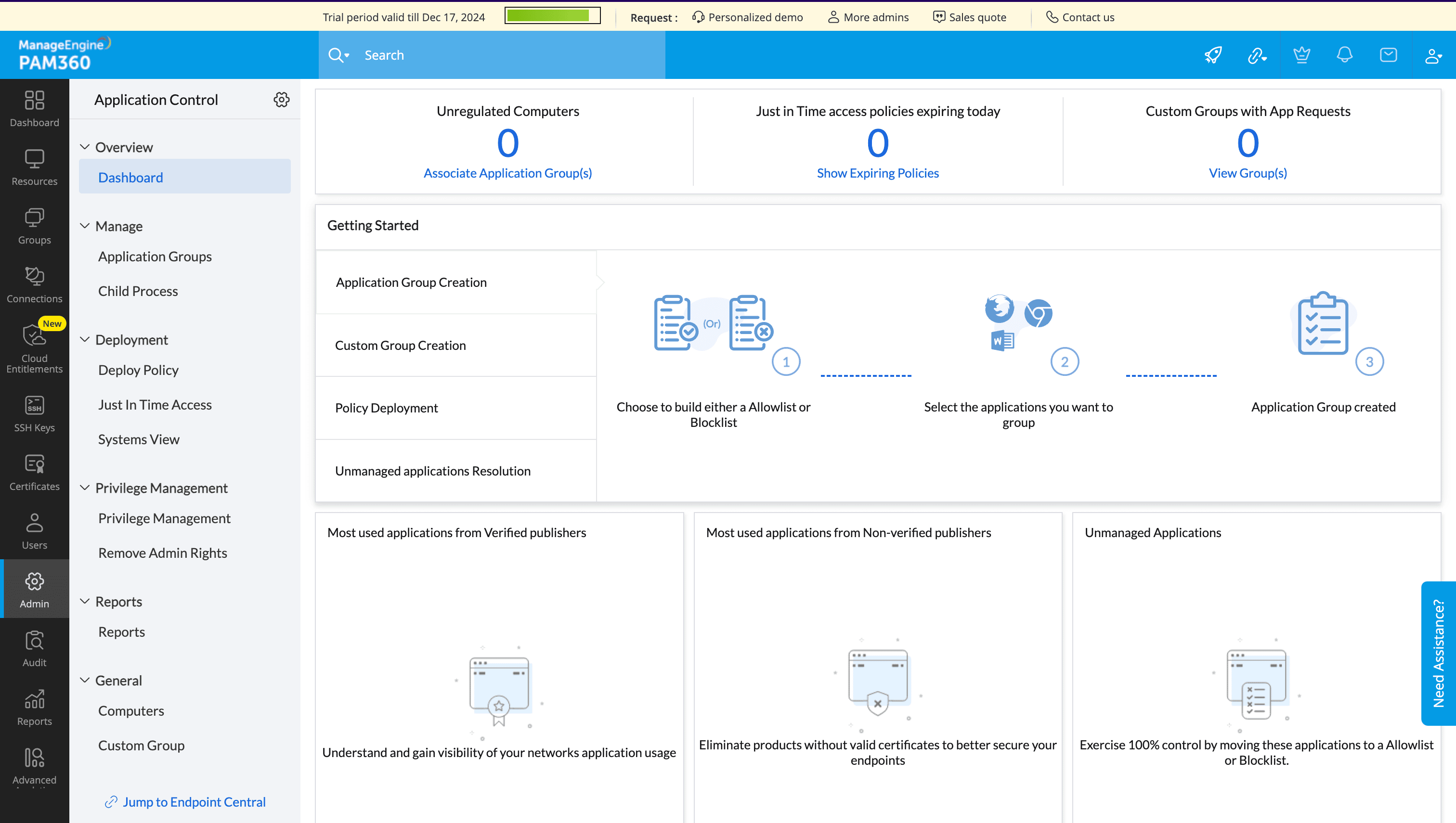 Integrate Endpoint Central - ManageEngine PAM360
