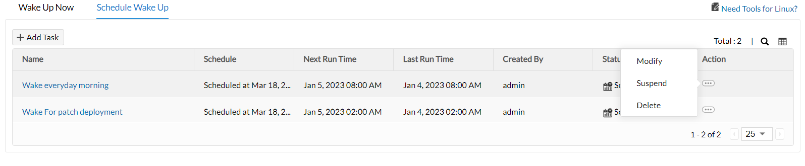 Wake on LAN Tool | ManageEngine Endpoint Central