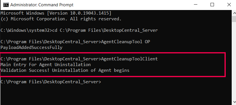 Unable to uninstall agents | Agent Uninstallation Troubleshooting ...
