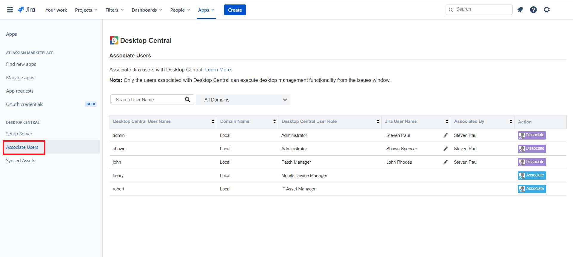 How to integrate ManageEngine Endpoint Central with Jira?