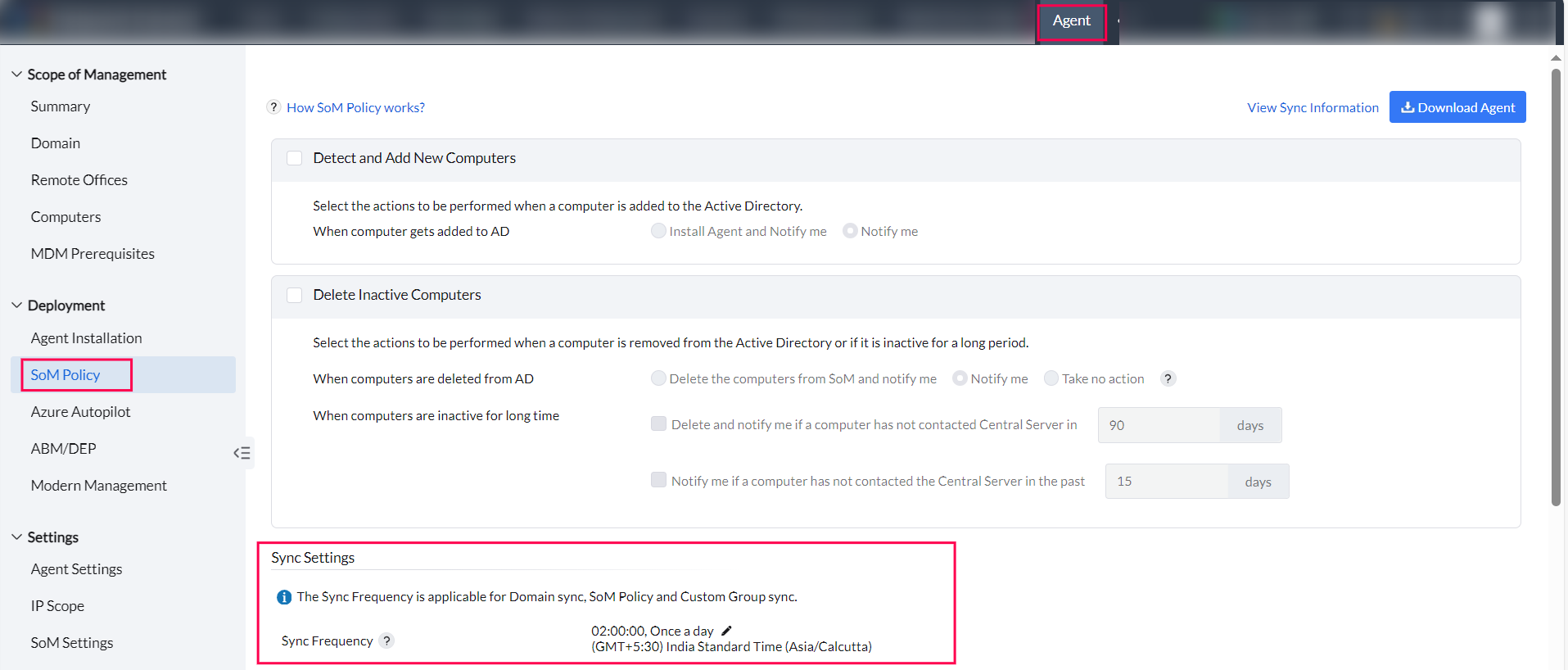 Adding Domains | ManageEngine Endpoint Central
