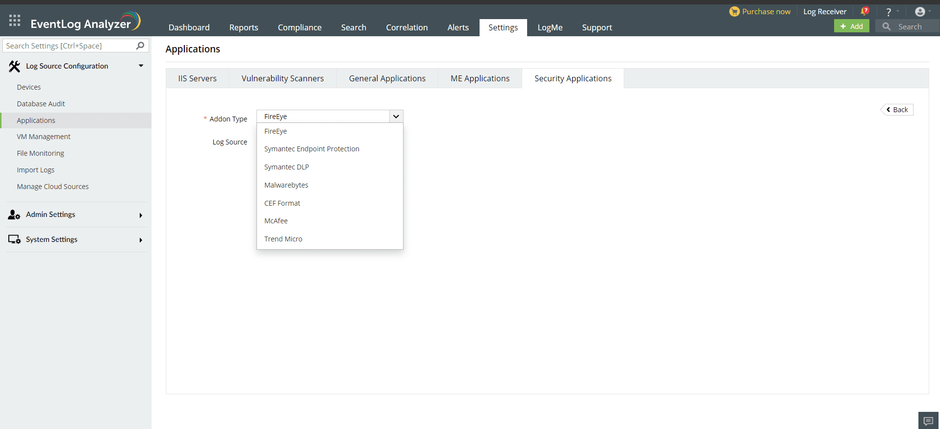 CEF format Reports - EventLog Analyzer Standalone/Managed Server Help