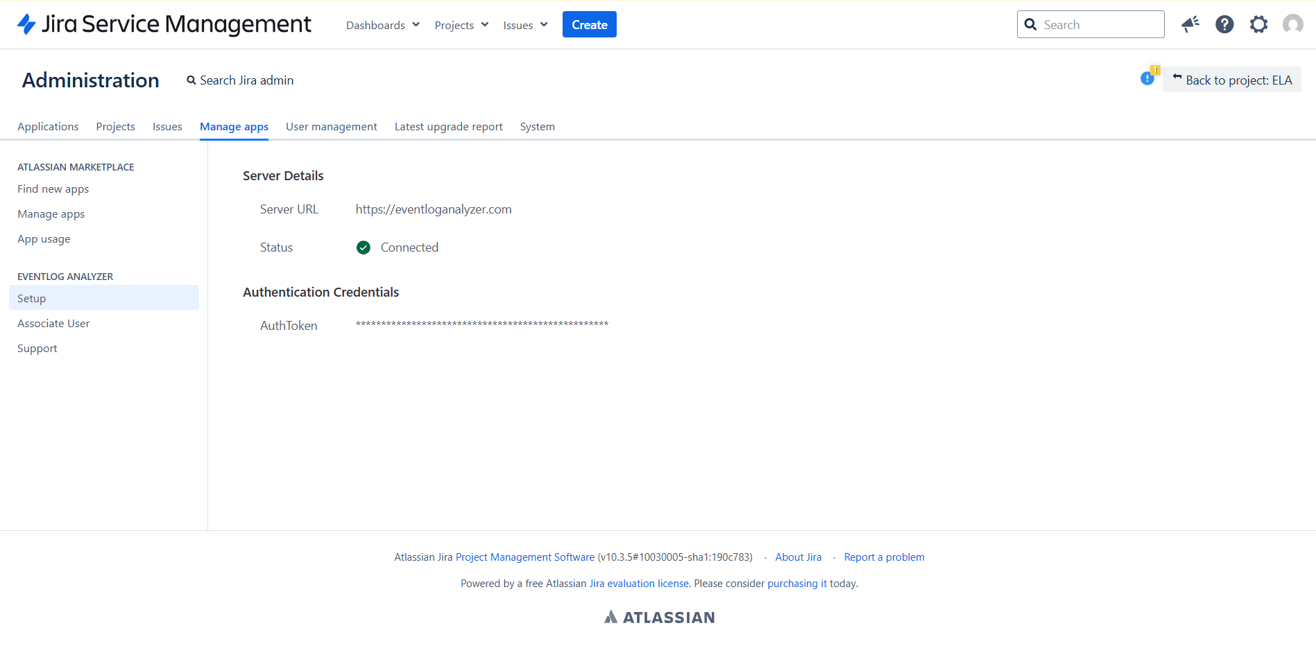 Jira Service Desk integration with EventLog Analyzer