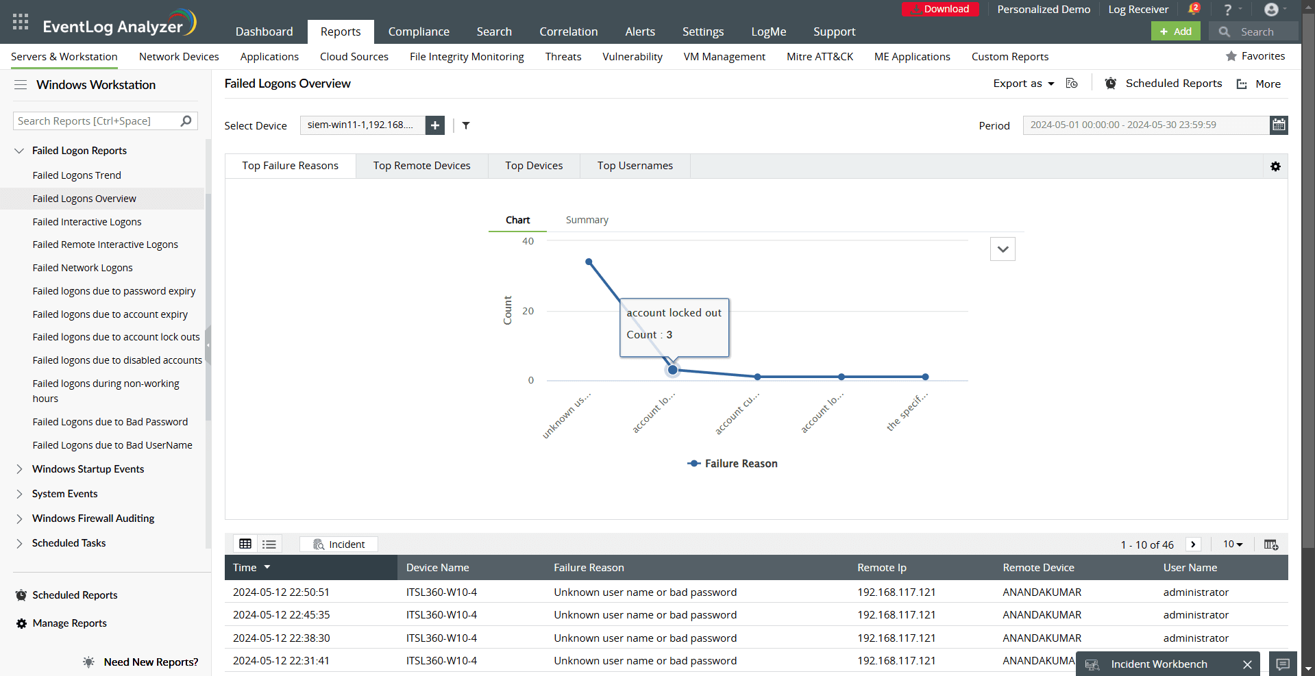 How to view and access Windows error logs | ManageEngine EventLog Analyzer