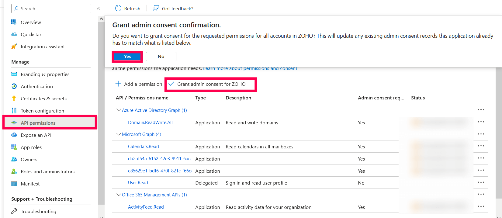 Modify Rest API Permissions - Exchange Reporter Plus