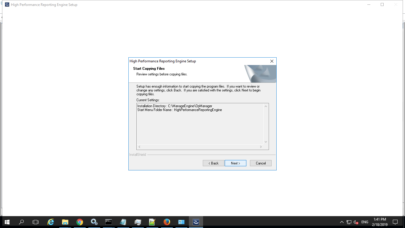 Installing High Perf - NetFlow Analyzer Help Documentation