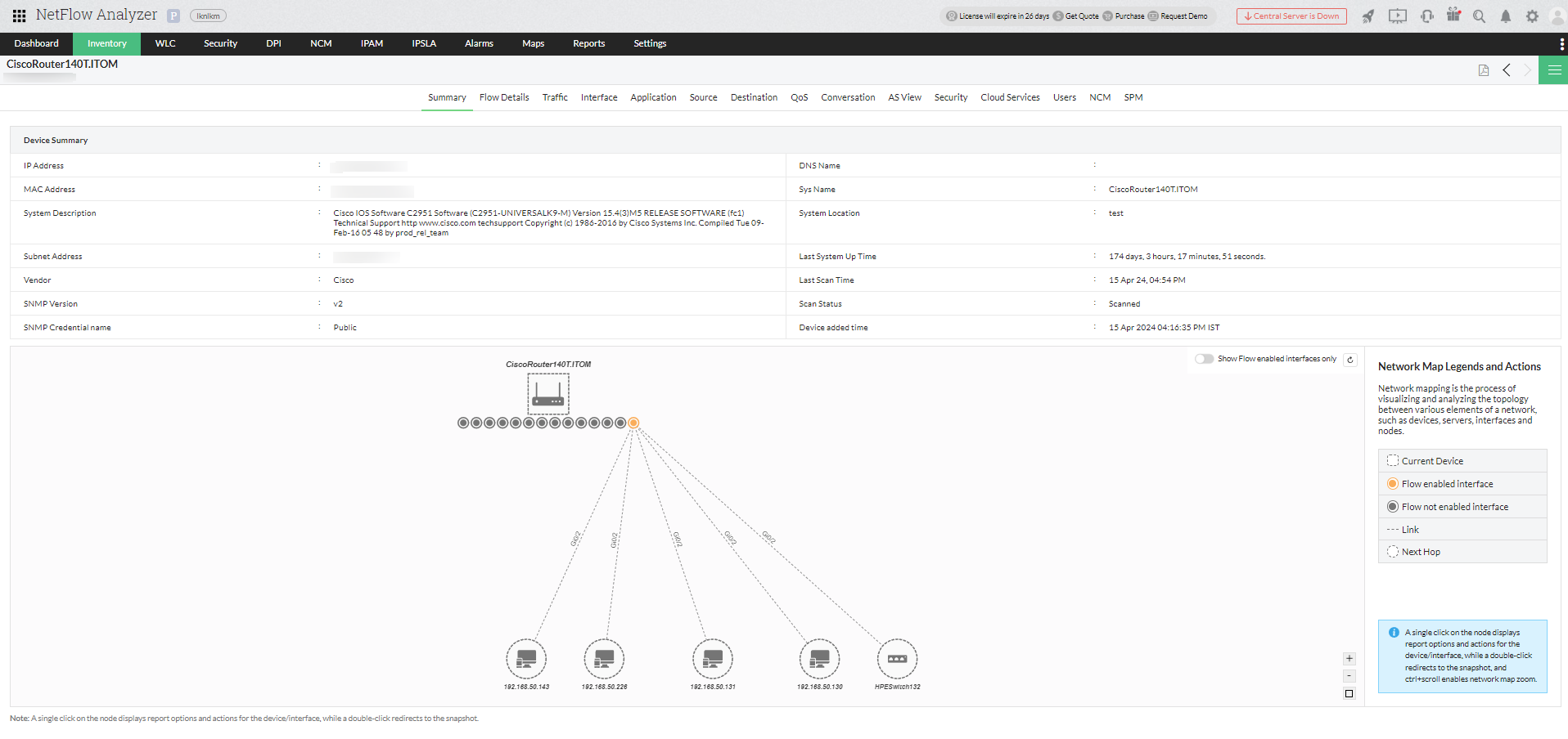 Network Mapping | NetFlow Analyzer Help Documentation
