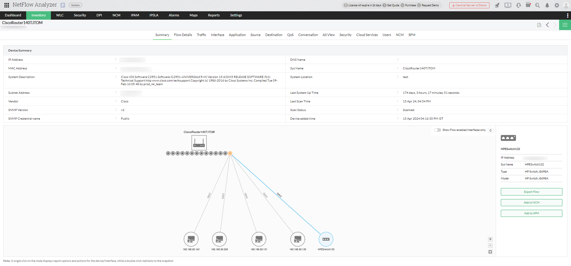 Network Mapping | NetFlow Analyzer Help Documentation