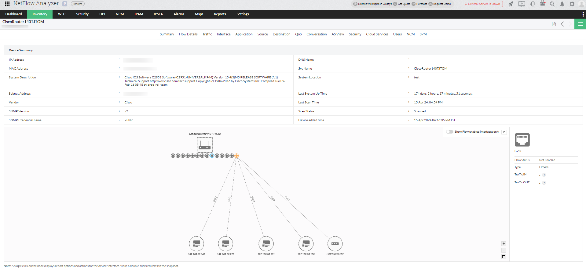 Network Mapping | NetFlow Analyzer Help Documentation