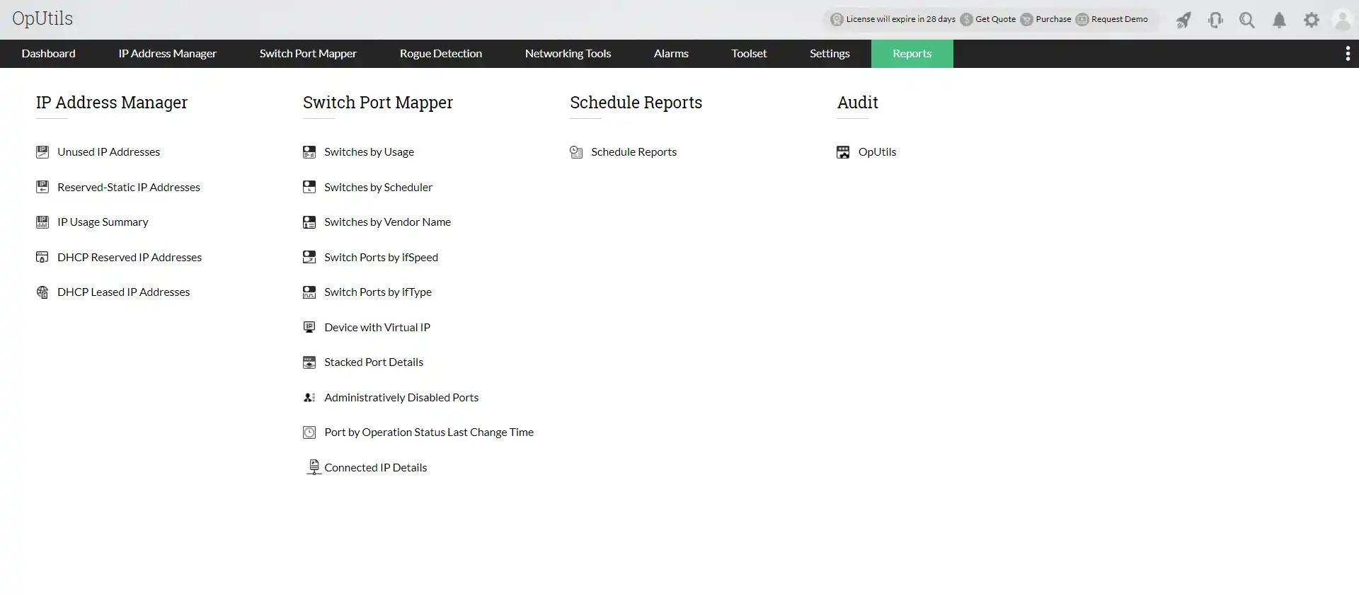 Analyse DHCP | ManageEngine OpUtils