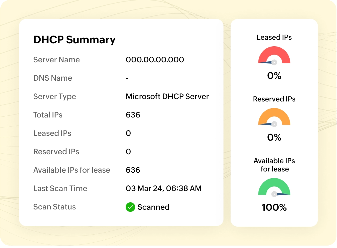 DHCP monitoring| ManageEngine OpUtils