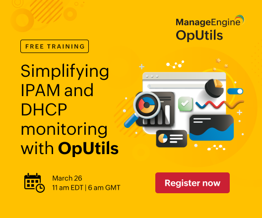 Getting Started | ManageEngine OpUtils | Help Guide