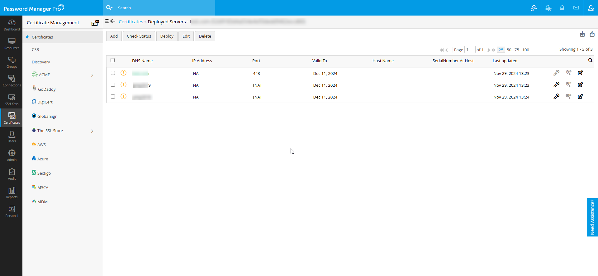 Working with Multiple Servers
