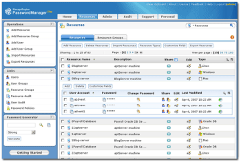 Web based centralized password management software - ManageEngine ...