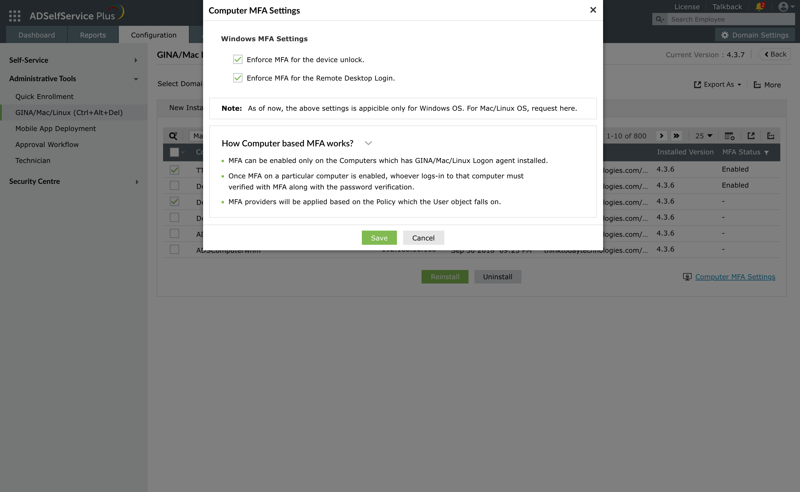 Machine-based multi-factor authentication | Device-based MFA ...