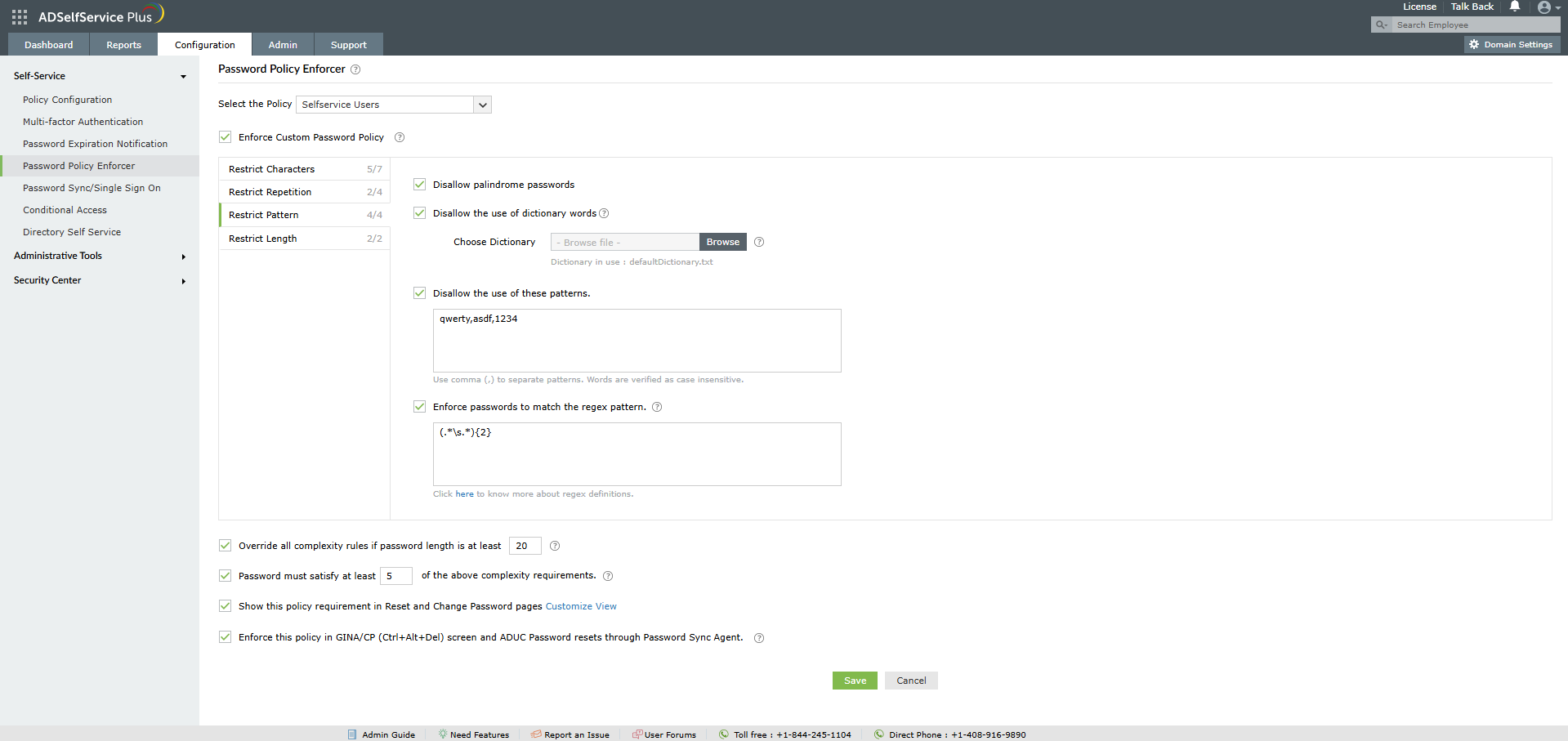 How to leverage regex to enforce strong password policies