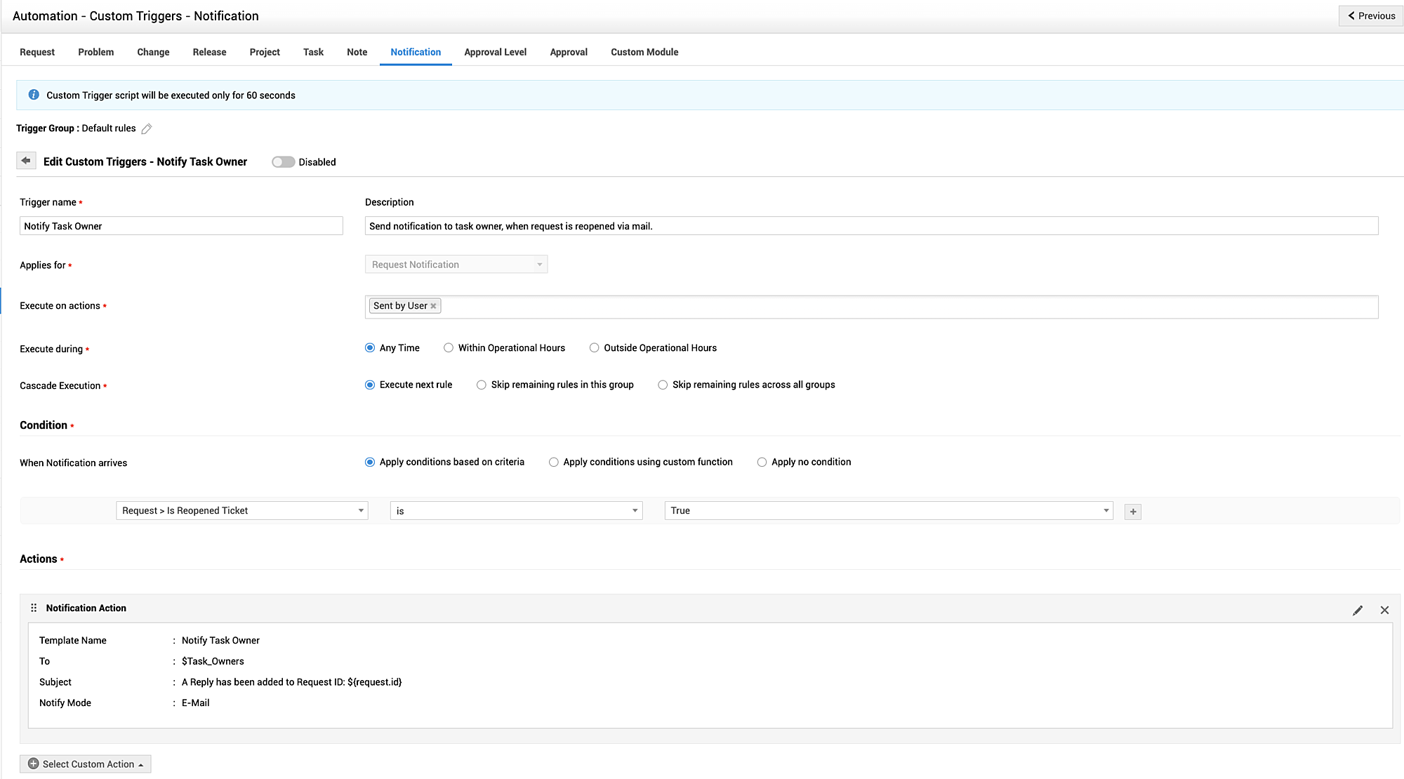 custom trigger notification 2