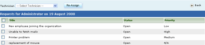ServiceDesk Plus MSP My Schedule | MSP scheduling software