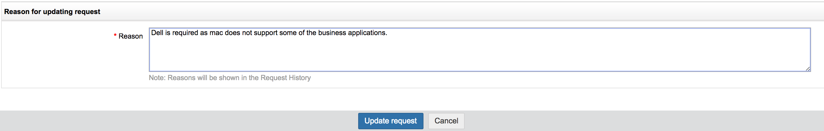 How requesters can edit their own requests in MSP software