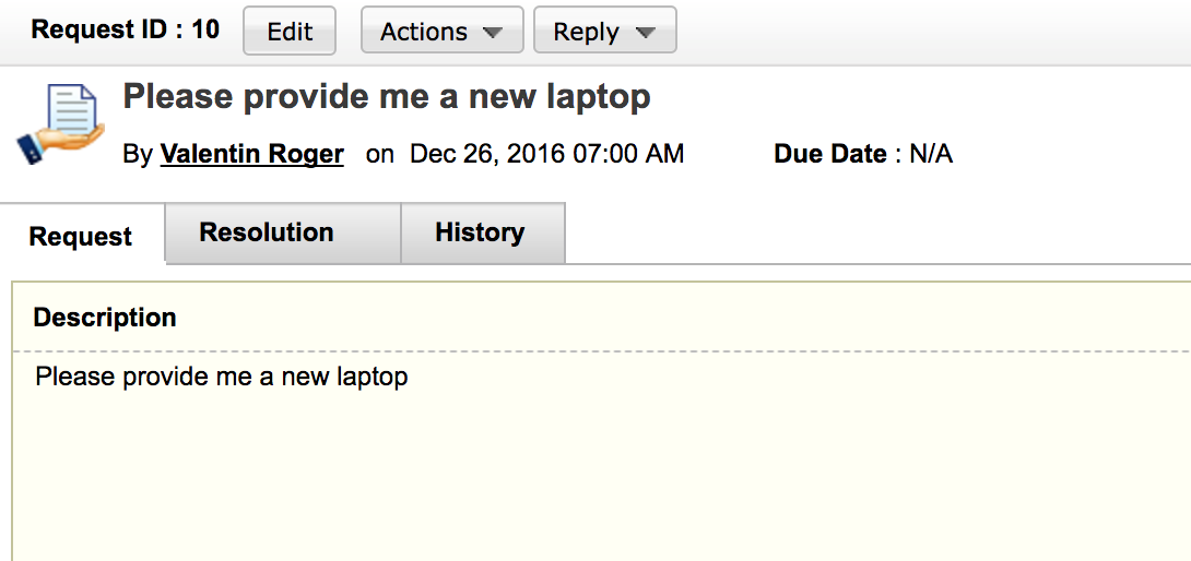 How requesters can edit their own requests in MSP software