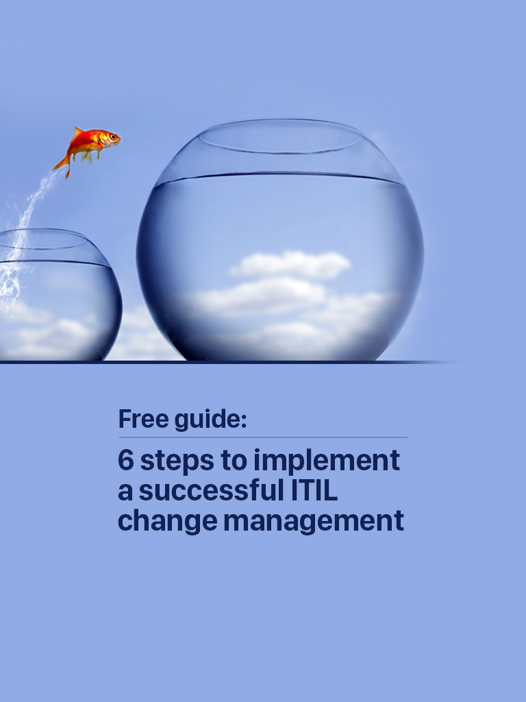 How to implement change management process in 6 steps (Workflow image)