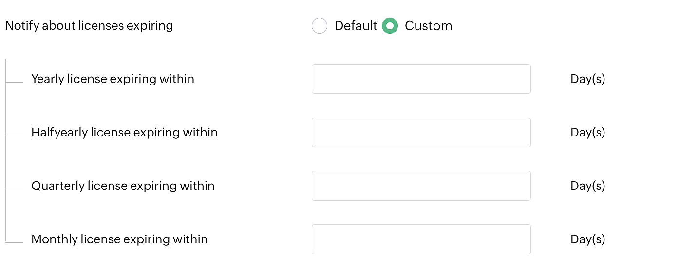 Manageengine Saas Manager Plus Settings