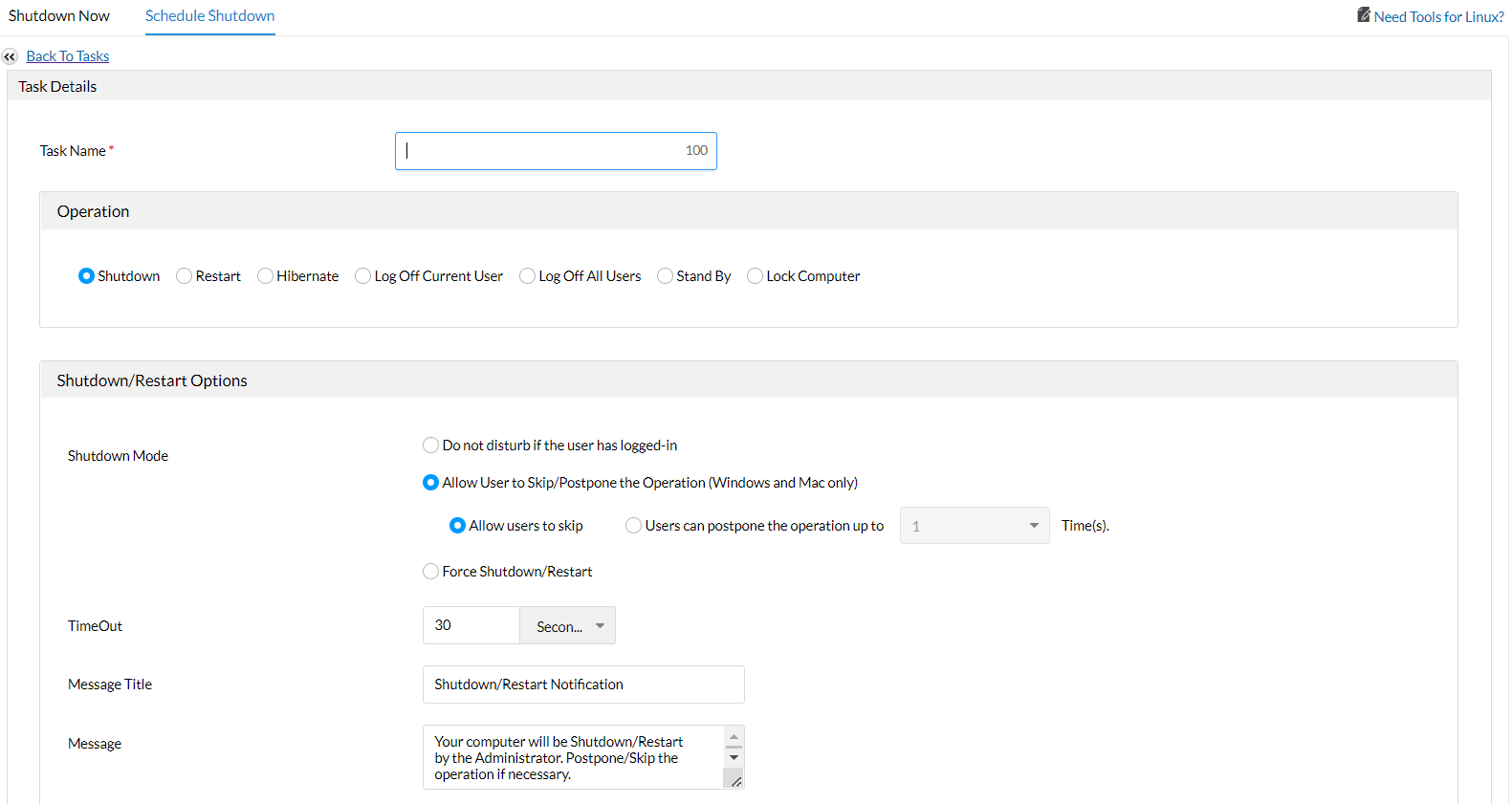 Como desligar ou reiniciar um computador remoto? - ManageEngine Remote ...