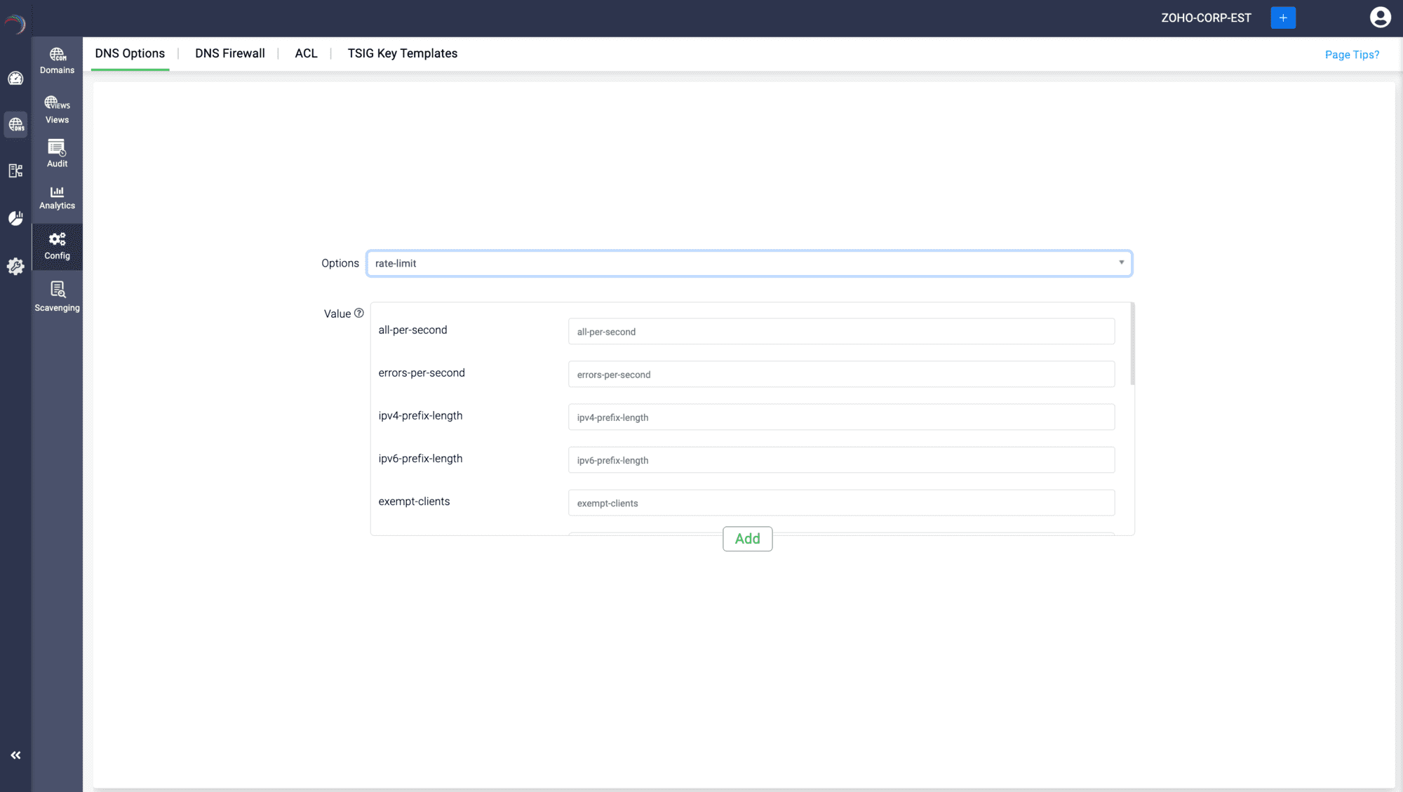 Response Rate Limiting (RRL)