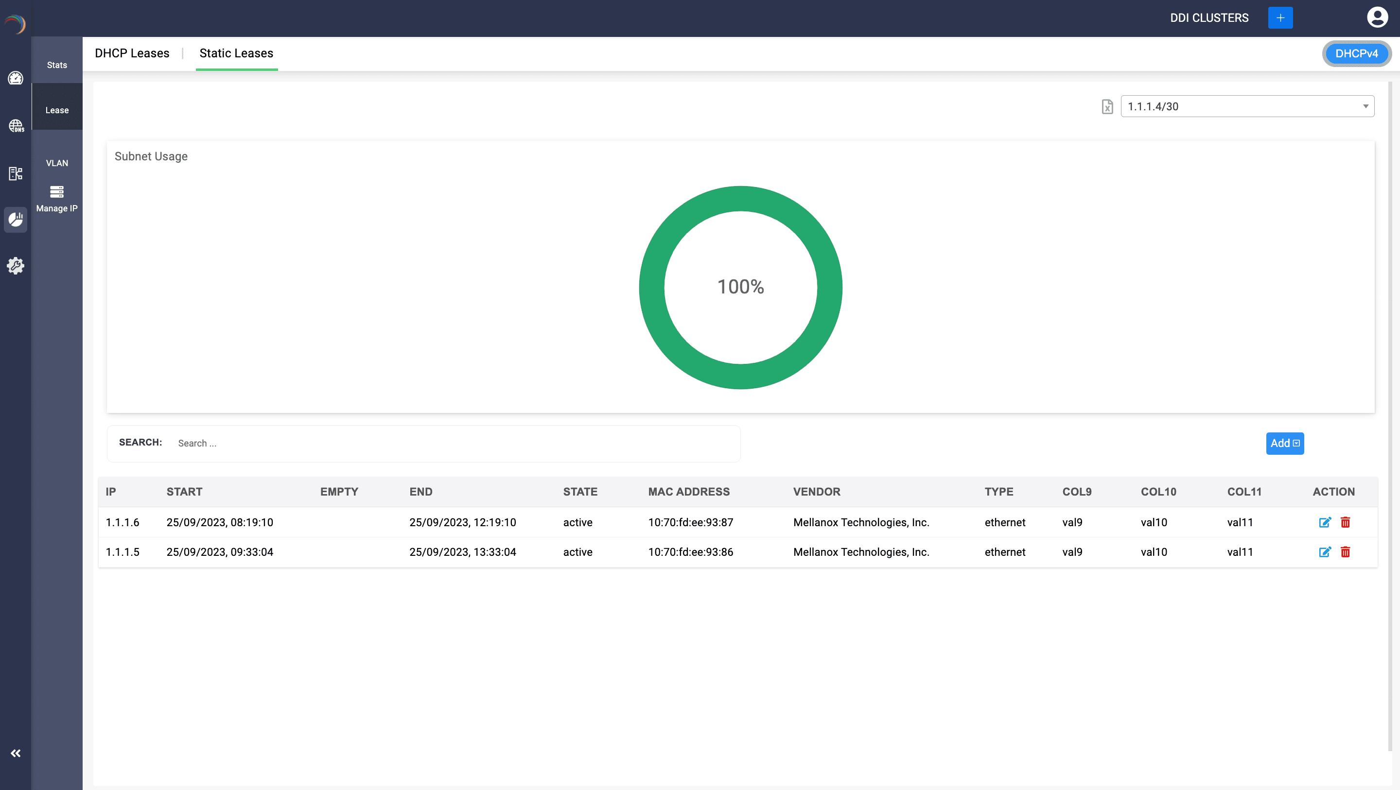 Managing Windows DHCP scopes in DDI Central