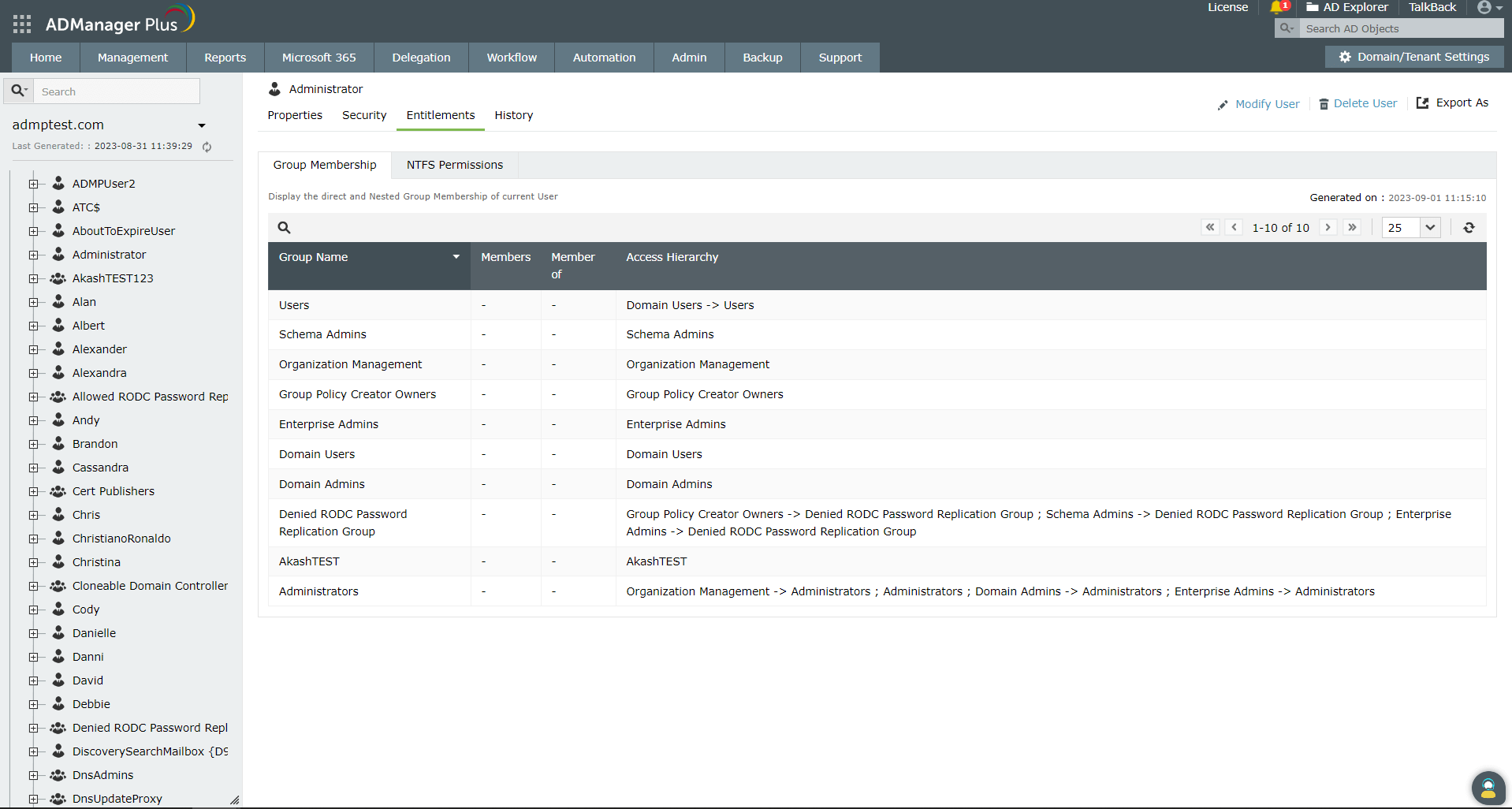 ACE Windows Active Directory / Recherche basée sur les autorisations ...
