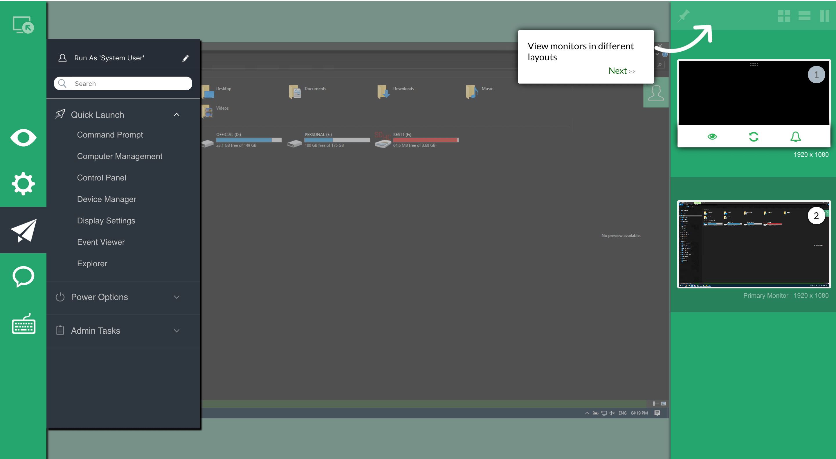 Outil Web gratuit de contrôle d’ordinateur distant - ManageEngine ...