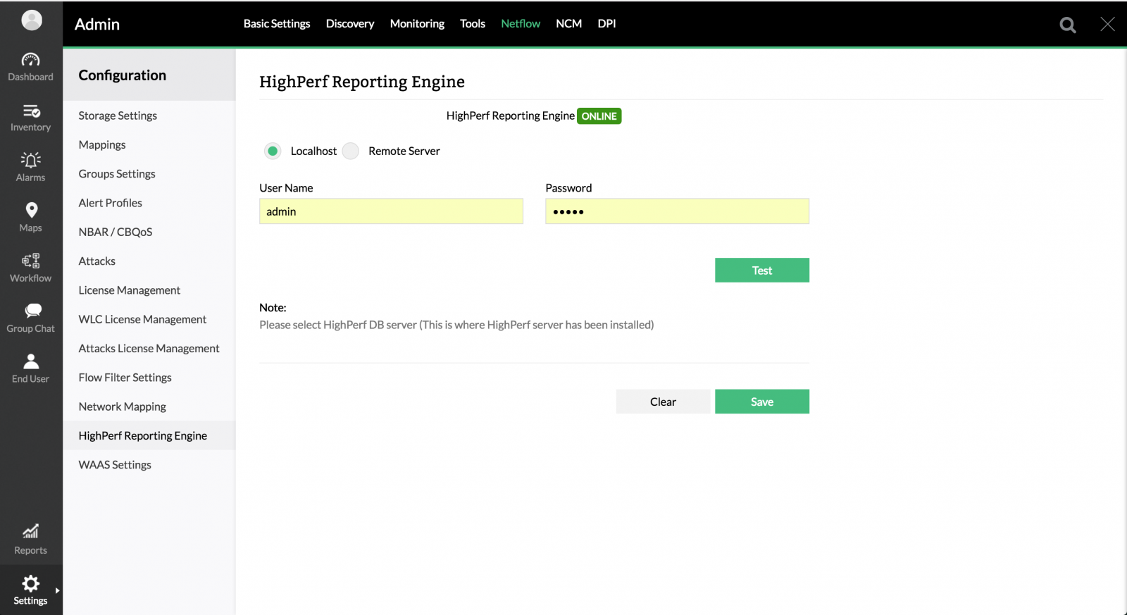 DPI Configuration | OpManager Help