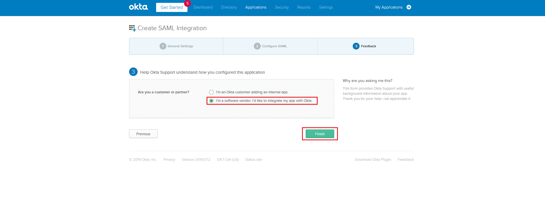Configuring Saml Authentication Settings In Endpoint Central Msp For Okta